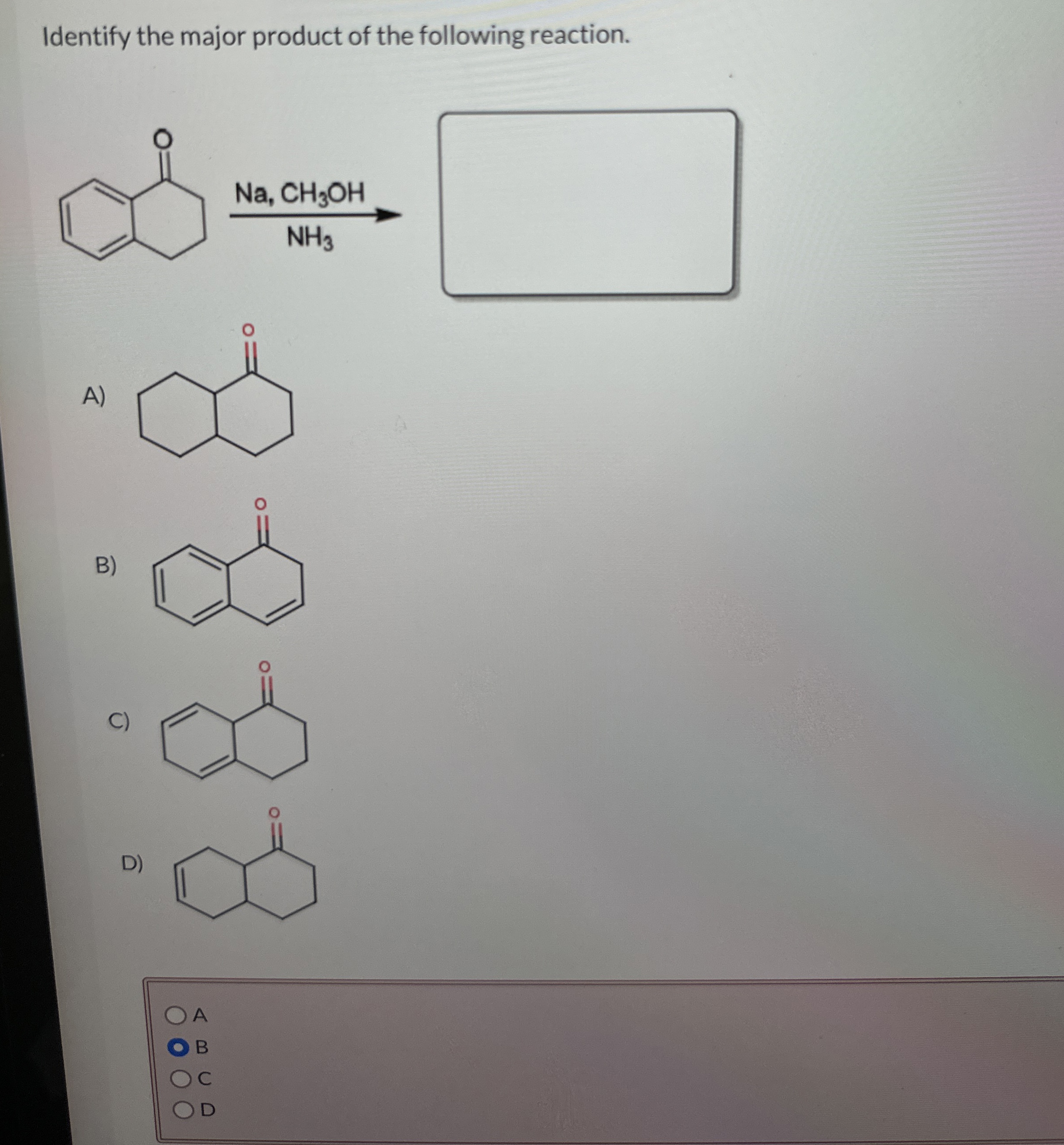 Solved Identify the major product of the following | Chegg.com