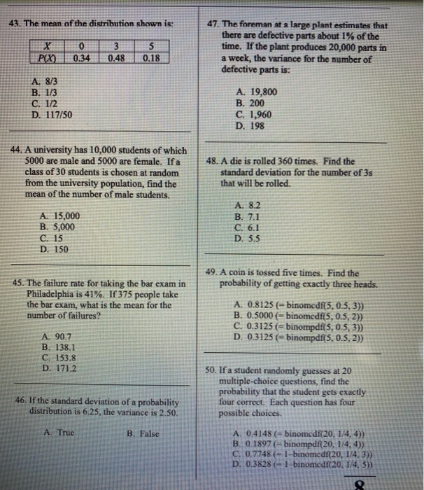 Solved A coin is tossed five times. Find the probability of | Chegg.com