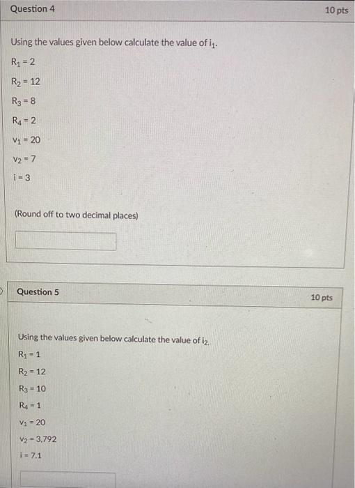 Solved Use the following circuit to solve questions 1,2 , | Chegg.com