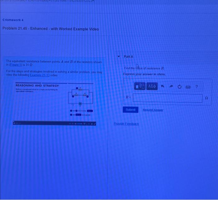 Solved Problem 21.45 - Enhanced - with Worked Example Video | Chegg.com