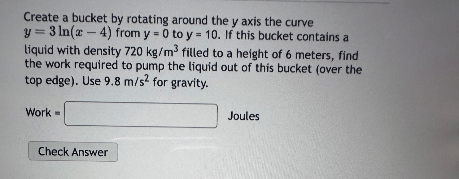 Solved Create a bucket by rotating around the y ﻿axis the | Chegg.com