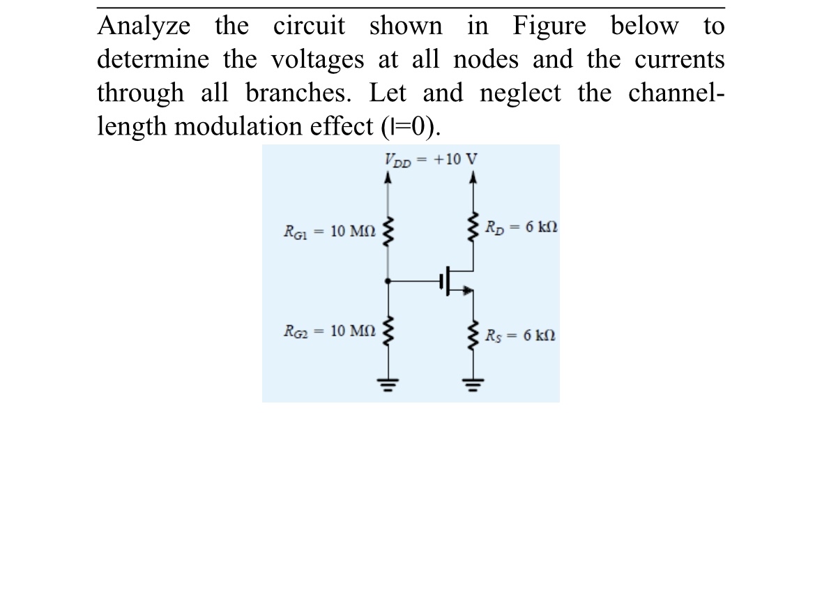 Solved Analyze the circuit shown in Figure below to | Chegg.com