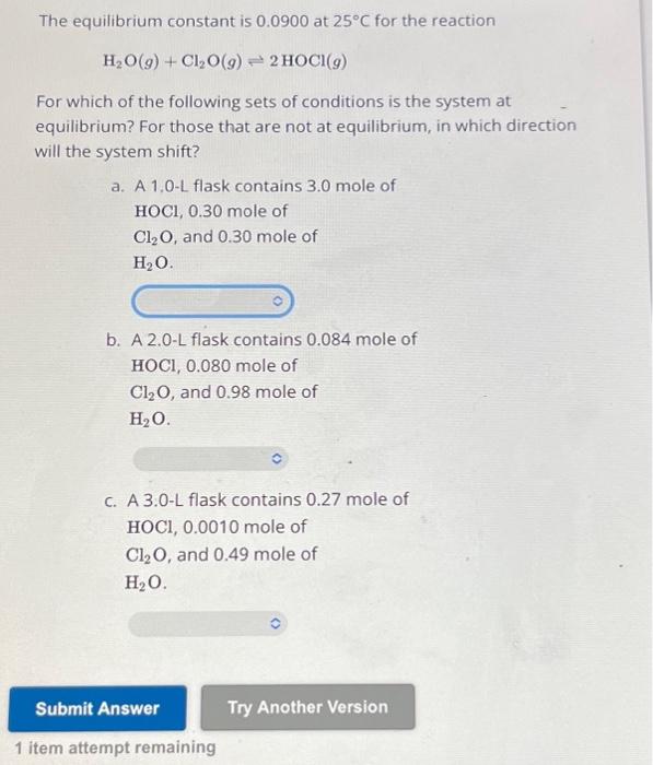 Solved An initial mixture of nitrogen gas and hydrogen gas | Chegg.com