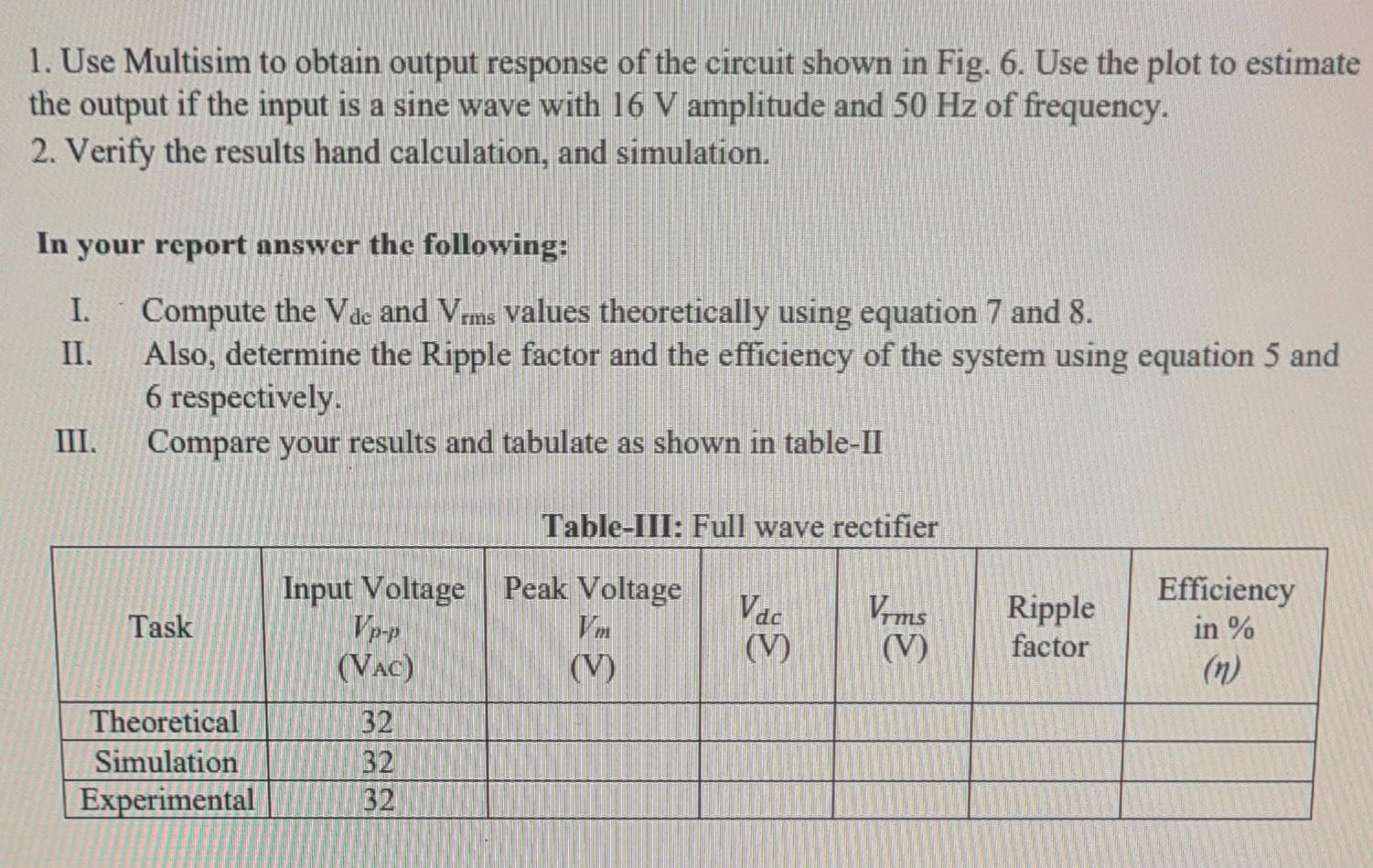 Solved Full-wave rectifier (FWR) is a circuit arrangement | Chegg.com