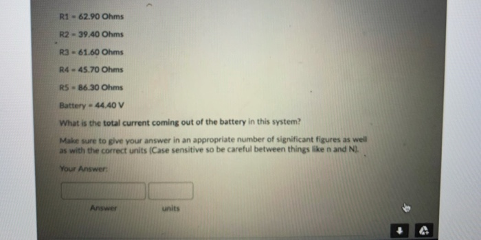 Solved Resistors in Series and Parallel Below is a picture | Chegg.com