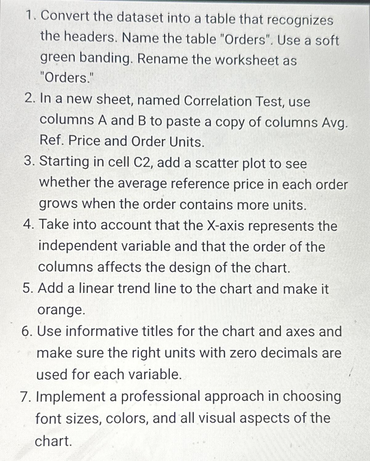 Solved Convert the dataset into a table that recognizes the | Chegg.com