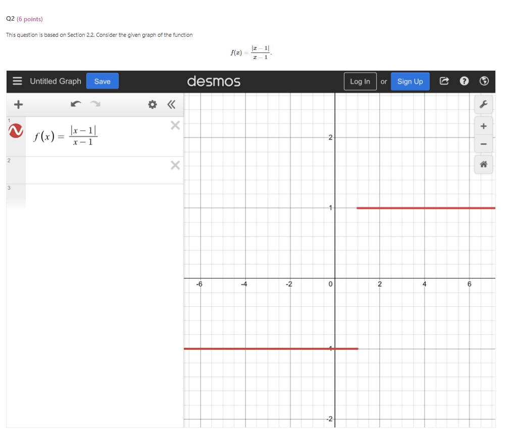 Solved Q2 (6 ﻿points)This question is based on Section 2.2. | Chegg.com