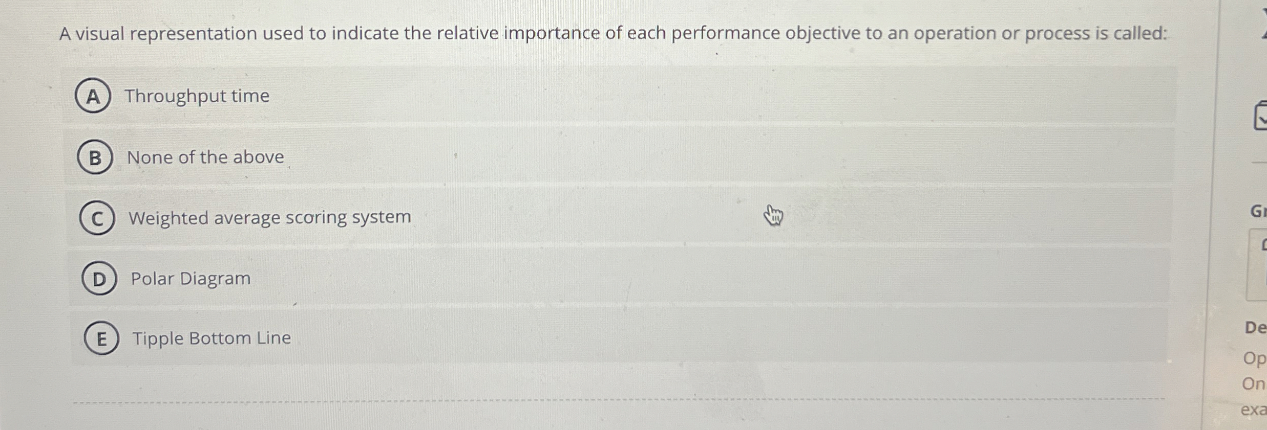 A visual representation used to indicate the relative | Chegg.com