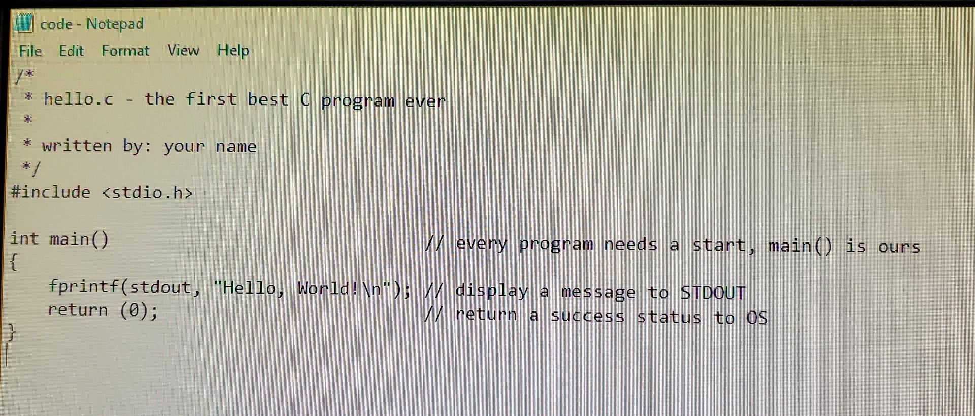 Solved my task is to transcribe some lines of code into a | Chegg.com