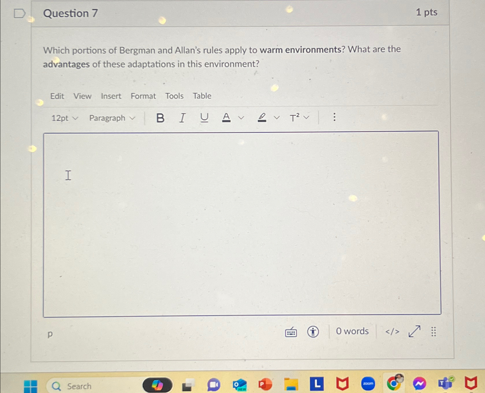 Solved Question 71 ﻿ptsWhich portions of Bergman and Allan's | Chegg.com