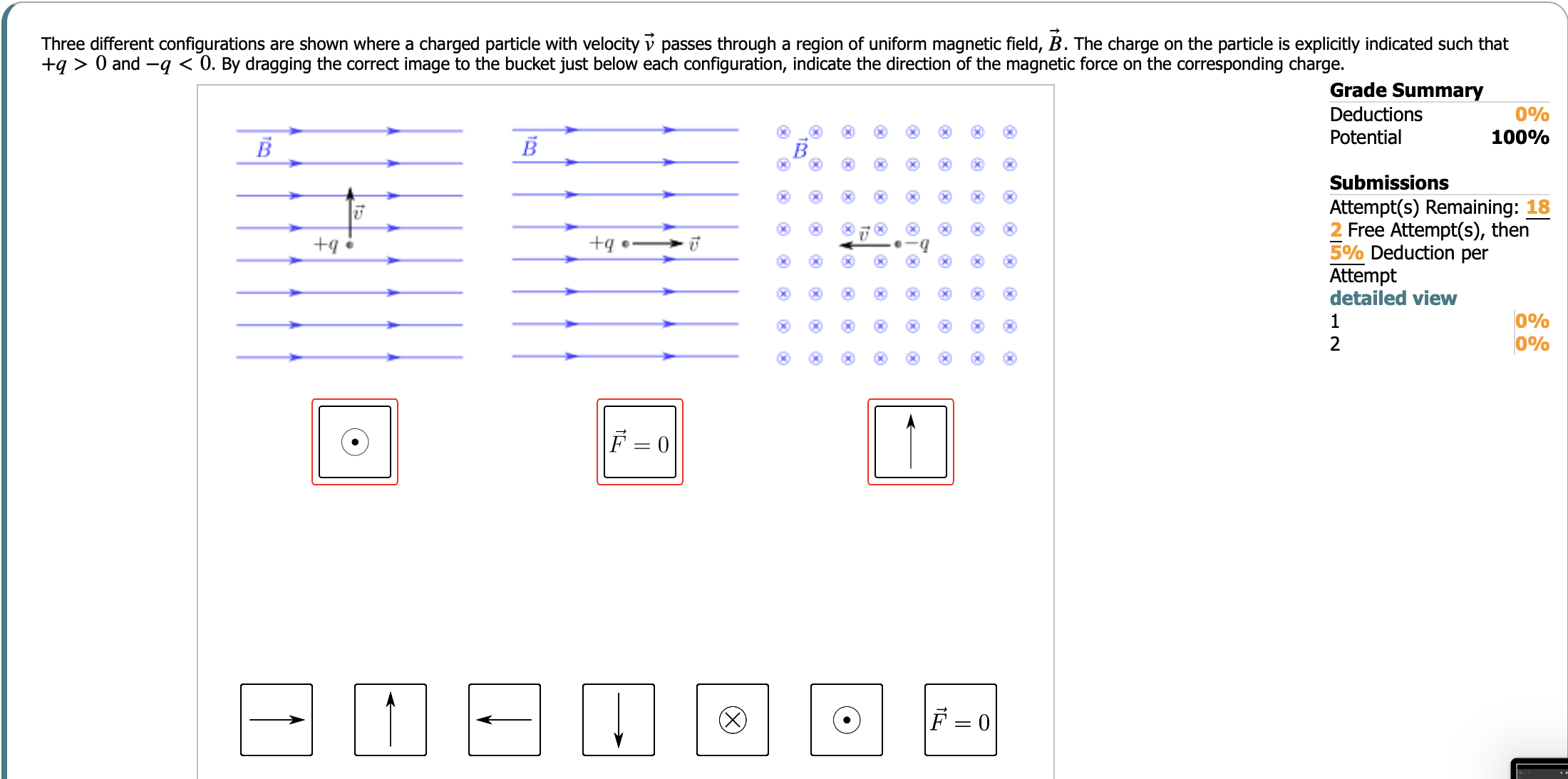 Solved Three different configurations are shown where a | Chegg.com