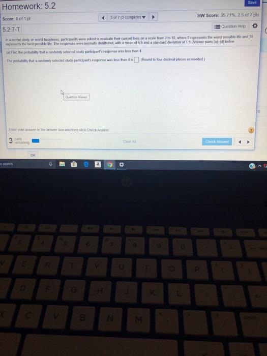 Solved Save Homework 5 2 Score 0 Of 1 Pt 30173 Complete Hw