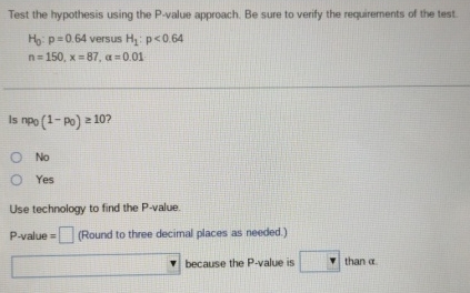 Solved Test the hypothesis using the P-value approach. Be | Chegg.com