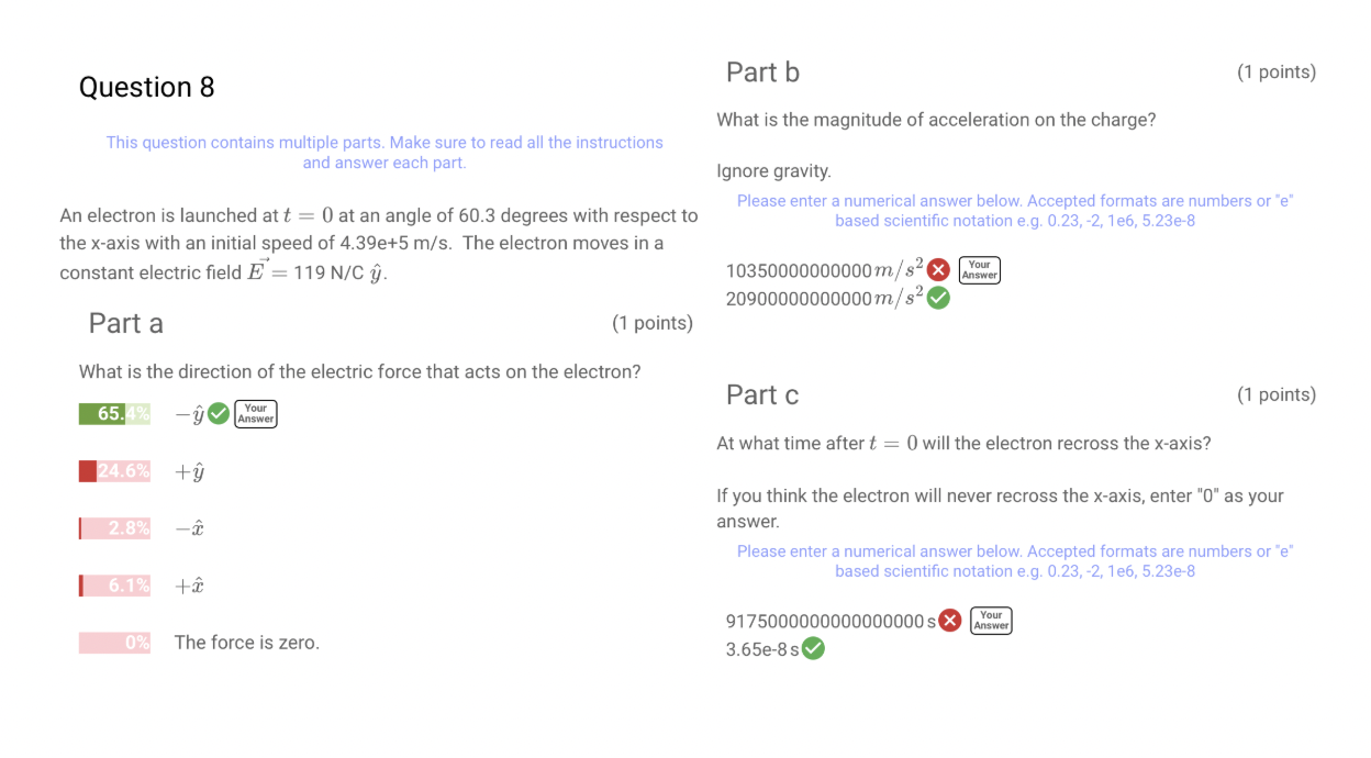 Solved Question 8This question contains multiple parts. Make | Chegg.com