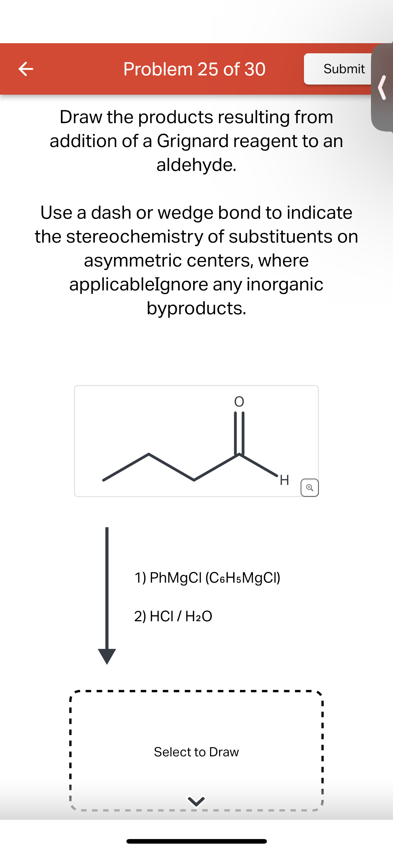 Solved Problem 25 ﻿of 30Draw the products resulting from | Chegg.com