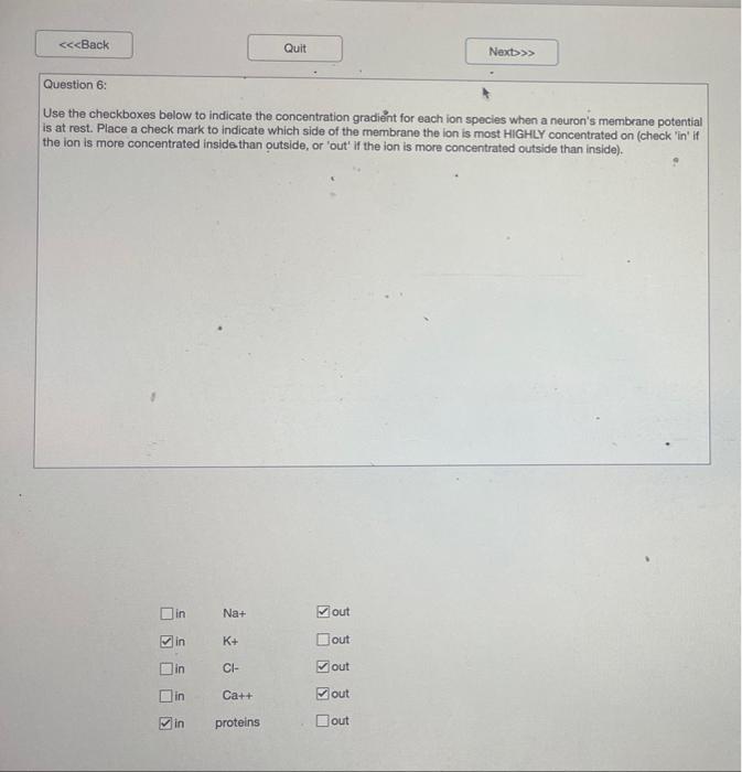 Solved Use the checkboxes below to indicate the | Chegg.com