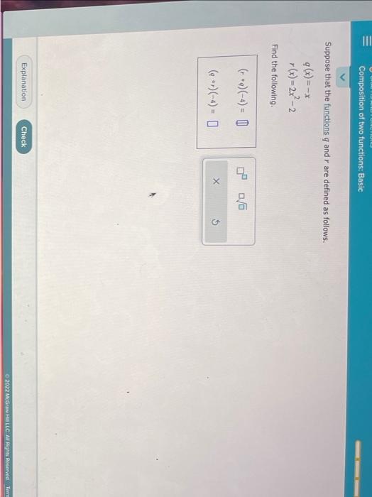 Solved Two Functions F And G Are Defined In The Figure 