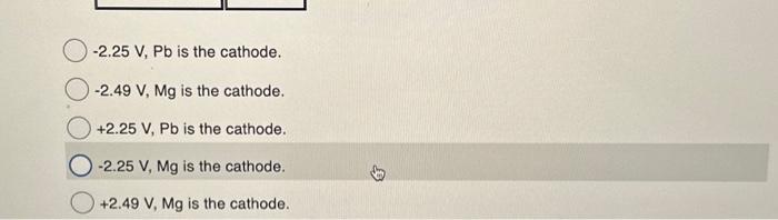 Solved Question 44 (1 point) What is the standard cell | Chegg.com