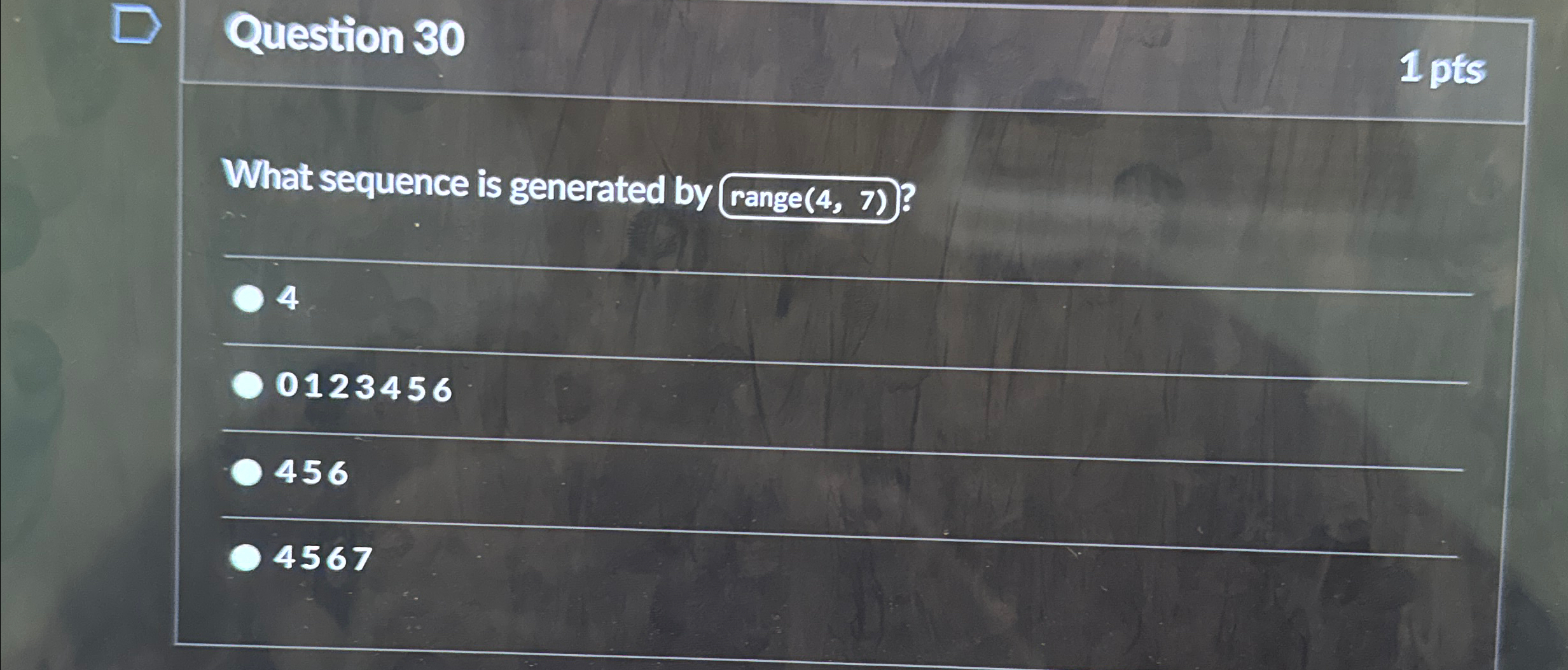 Solved Question 301 ptsWhat sequence is generated by | Chegg.com Solved Question 301 ptsWhat sequence is generated by | Chegg.com