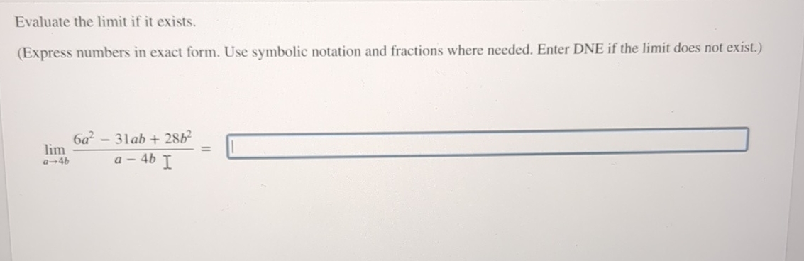 Solved Evaluate the limit if it exists.(Express numbers in | Chegg.com