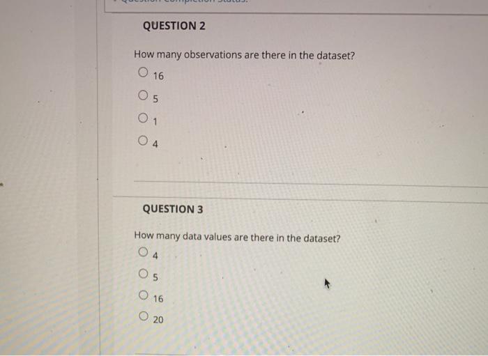 Solved QUESTION 1 Answer Questions through 8 using the | Chegg.com