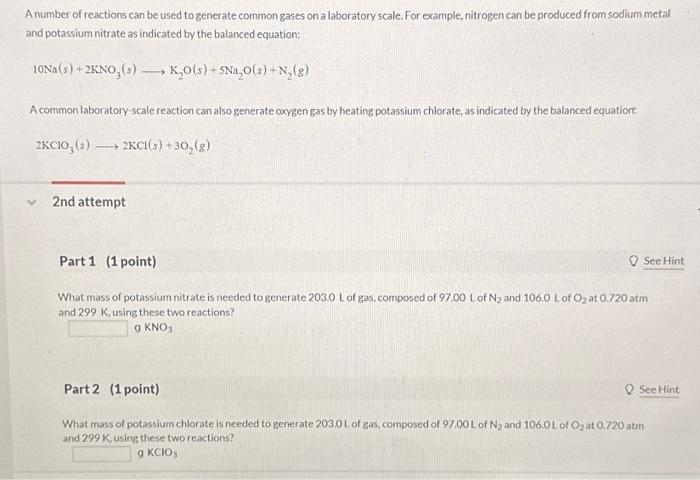 Solved A number of reactions can be used to generate common | Chegg.com