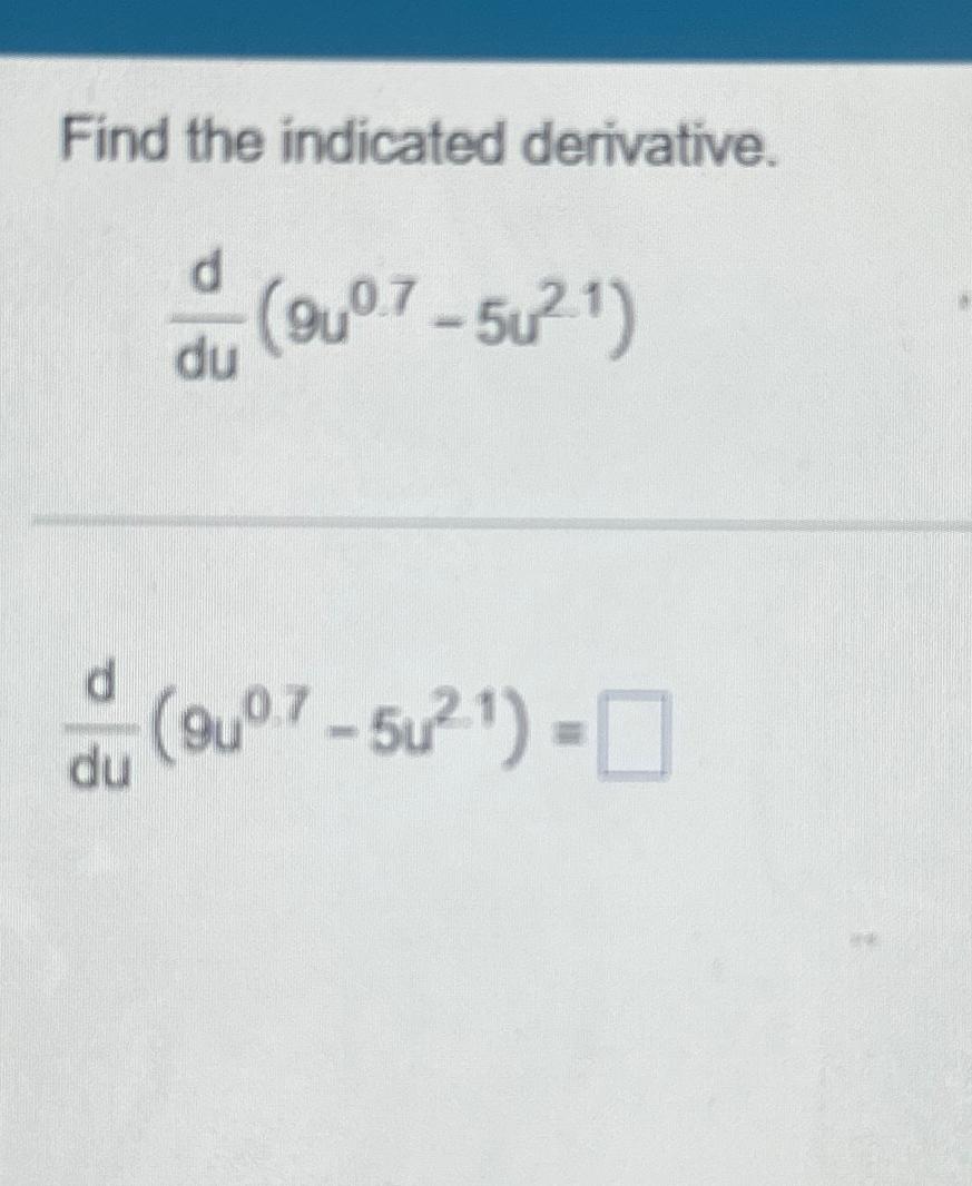 Solved Find the indicated | Chegg.com