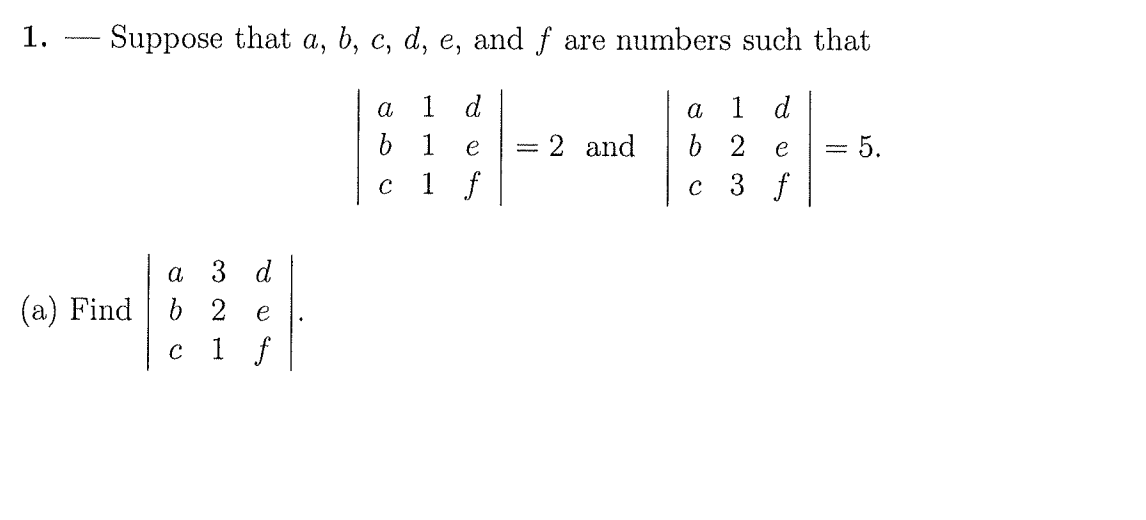 Solved Let a, ﻿b, ﻿c, ﻿and d be real numbers, with a
