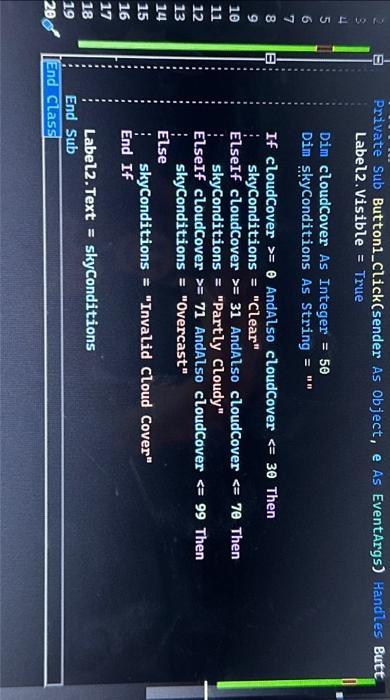 Solved in VISUAL BASICS please help me fix my "dim | Chegg.com