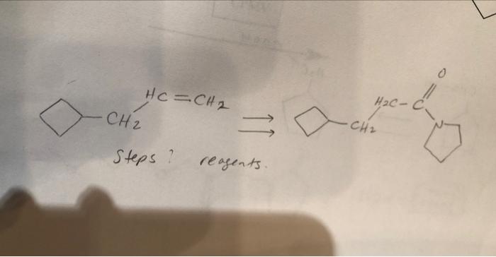 Solved Steps? reagents. | Chegg.com