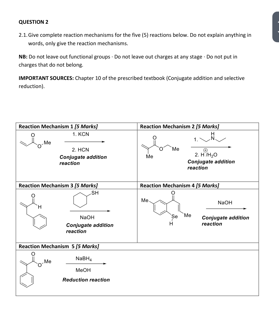 Solved QUESTION 22.1. Give complete reaction mechanisms for | Chegg.com Solved QUESTION 22.1. Give complete reaction mechanisms for | Chegg.com