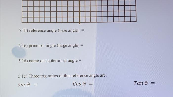 Solved Point =(−1/2,−1/2)5.1b) reference angle (base angle) | Chegg.com
