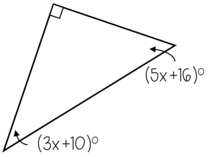 Solved (5x +16)° (3x +10)° | Chegg.com