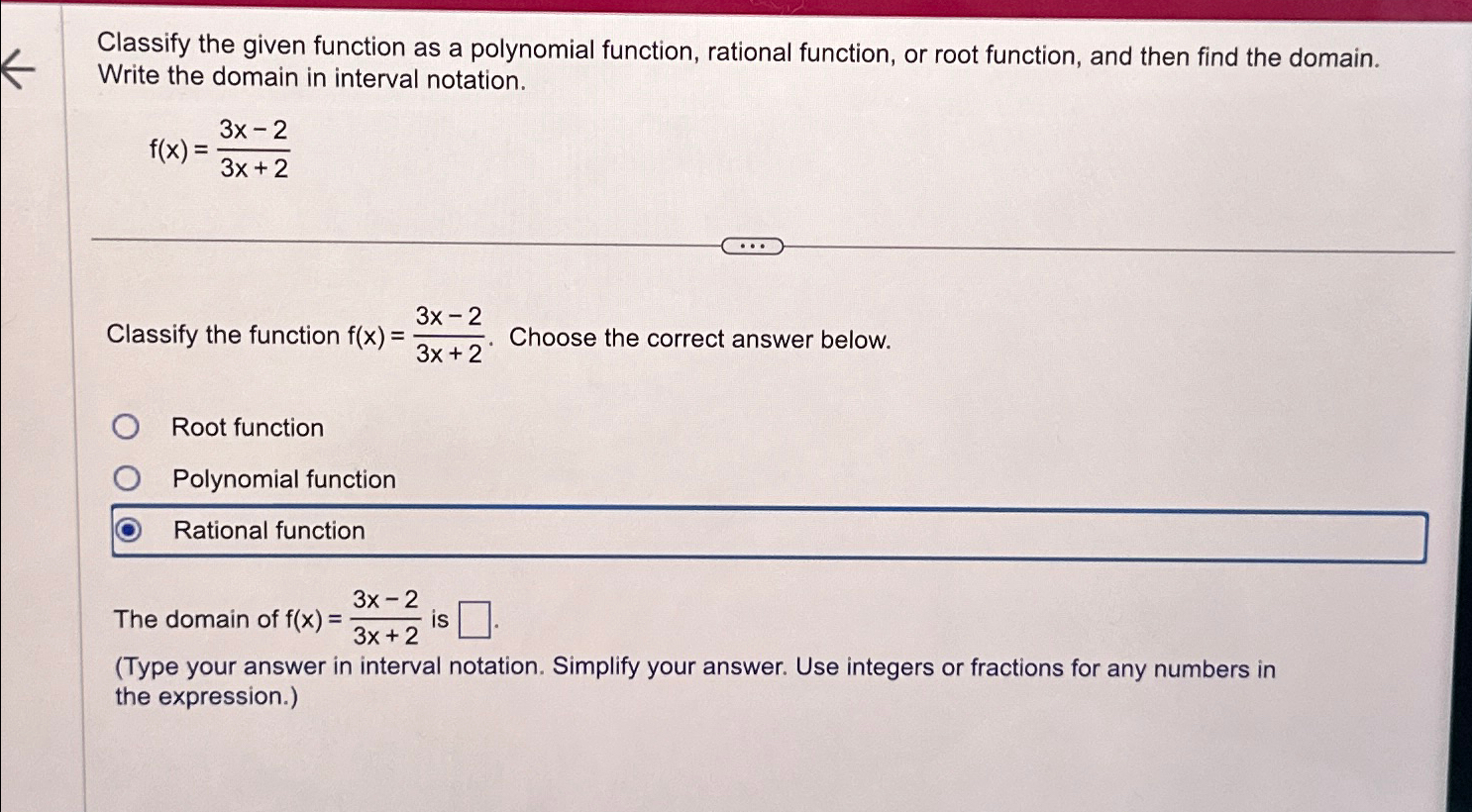 Solved Classify the given function as a polynomial function, | Chegg.com