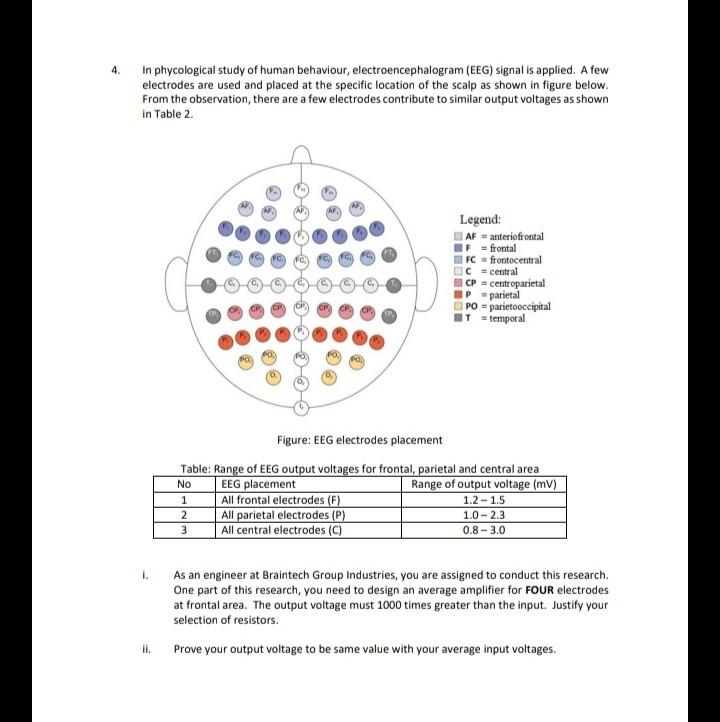 Solved 4. In phycological study of human behaviour, | Chegg.com