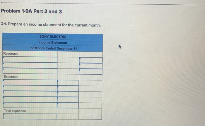 Solved Required Information Problem 1-9A Analyzing | Chegg.com