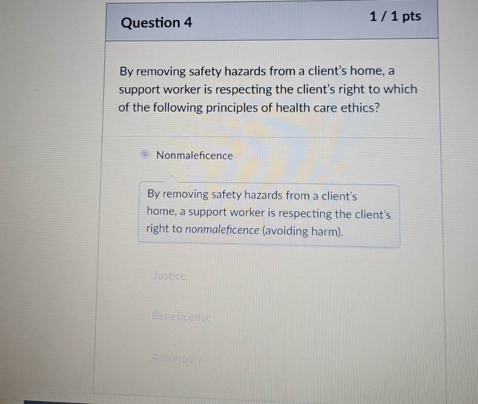 Solved Question 41 / 1 ﻿ptsBy removing safety hazards from a | Chegg.com