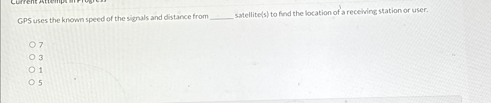 Solved GPS uses the known speed of the signals and distance | Chegg.com