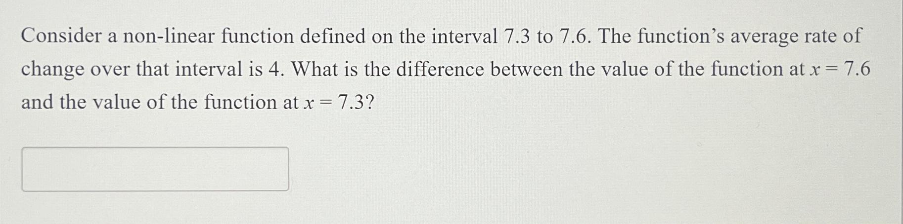 Solved Consider a non-linear function defined on the | Chegg.com