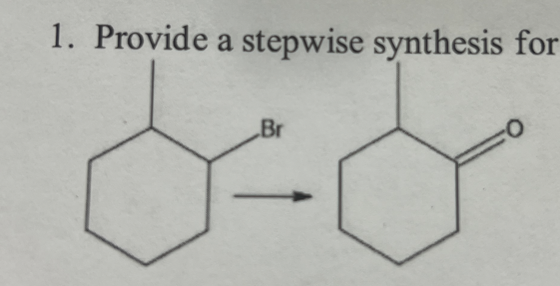 Solved Provide a stepwise synthesis for the following | Chegg.com