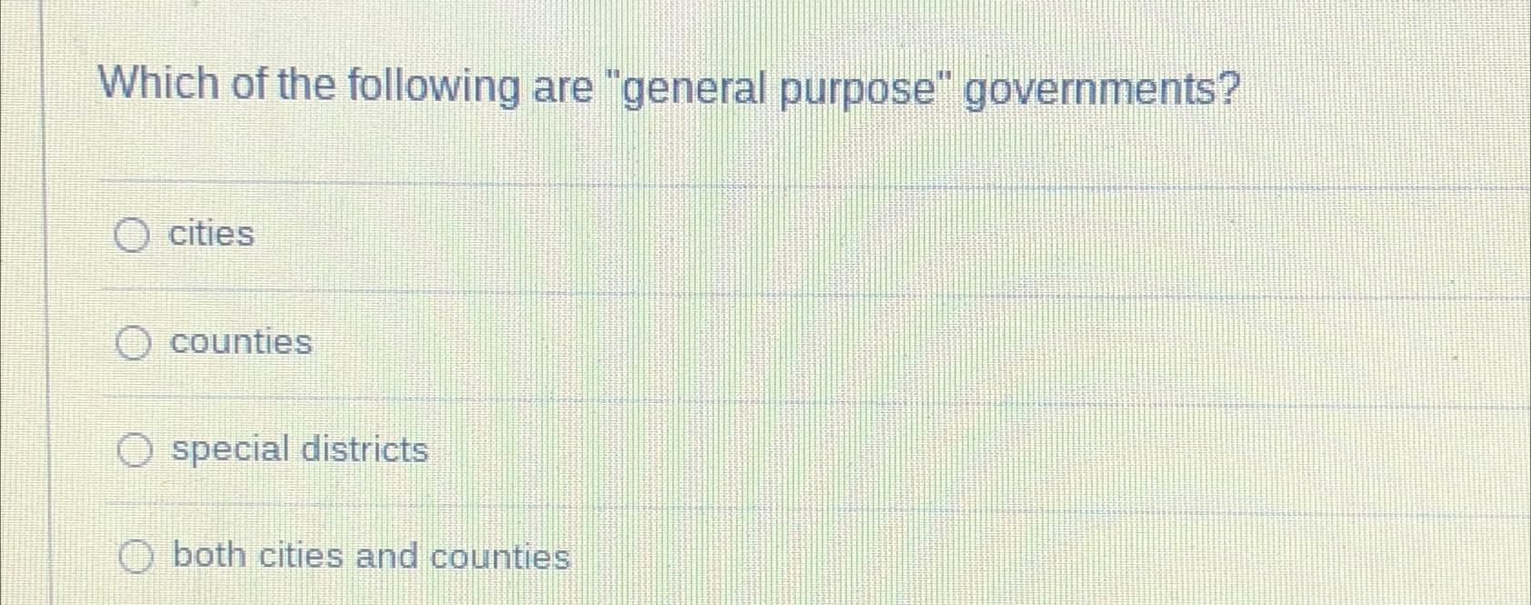 Solved Which of the following are "general purpose" | Chegg.com