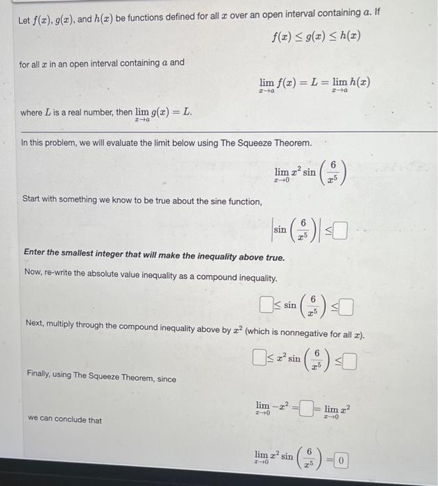 Solved Let f(x),g(x), and h(x) be functions defined for all | Chegg.com