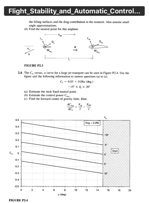 Flight_Stability and_Automatic_Control... the lifting | Chegg.com