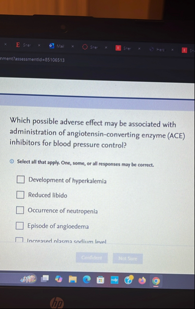 Solved Which possible adverse effect may be associated with | Chegg.com