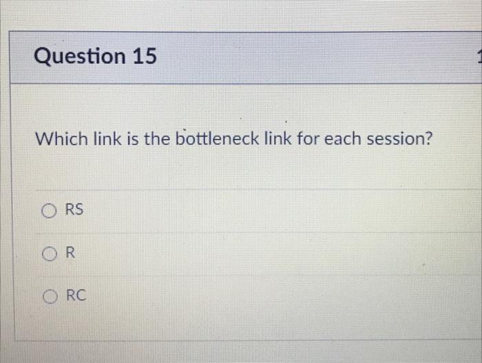 Solved Part 3) End to end throughput and bottleneck links: | Chegg.com