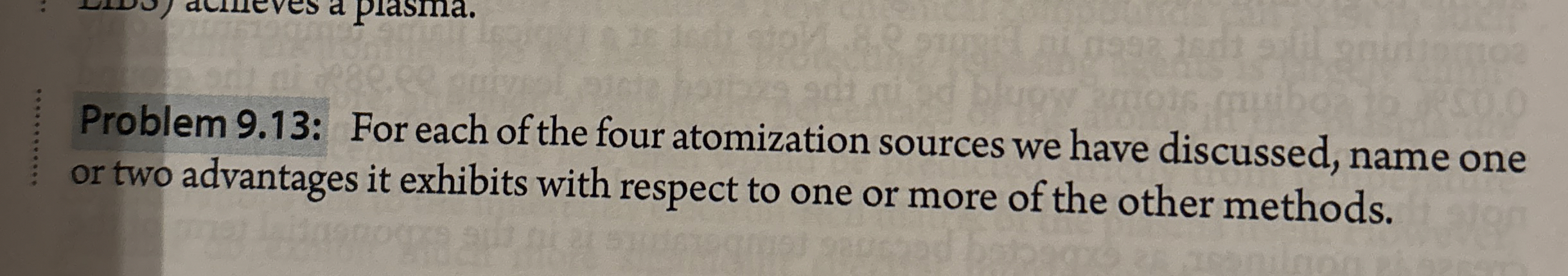 Solved Problem 9.13: For each of the four atomization | Chegg.com