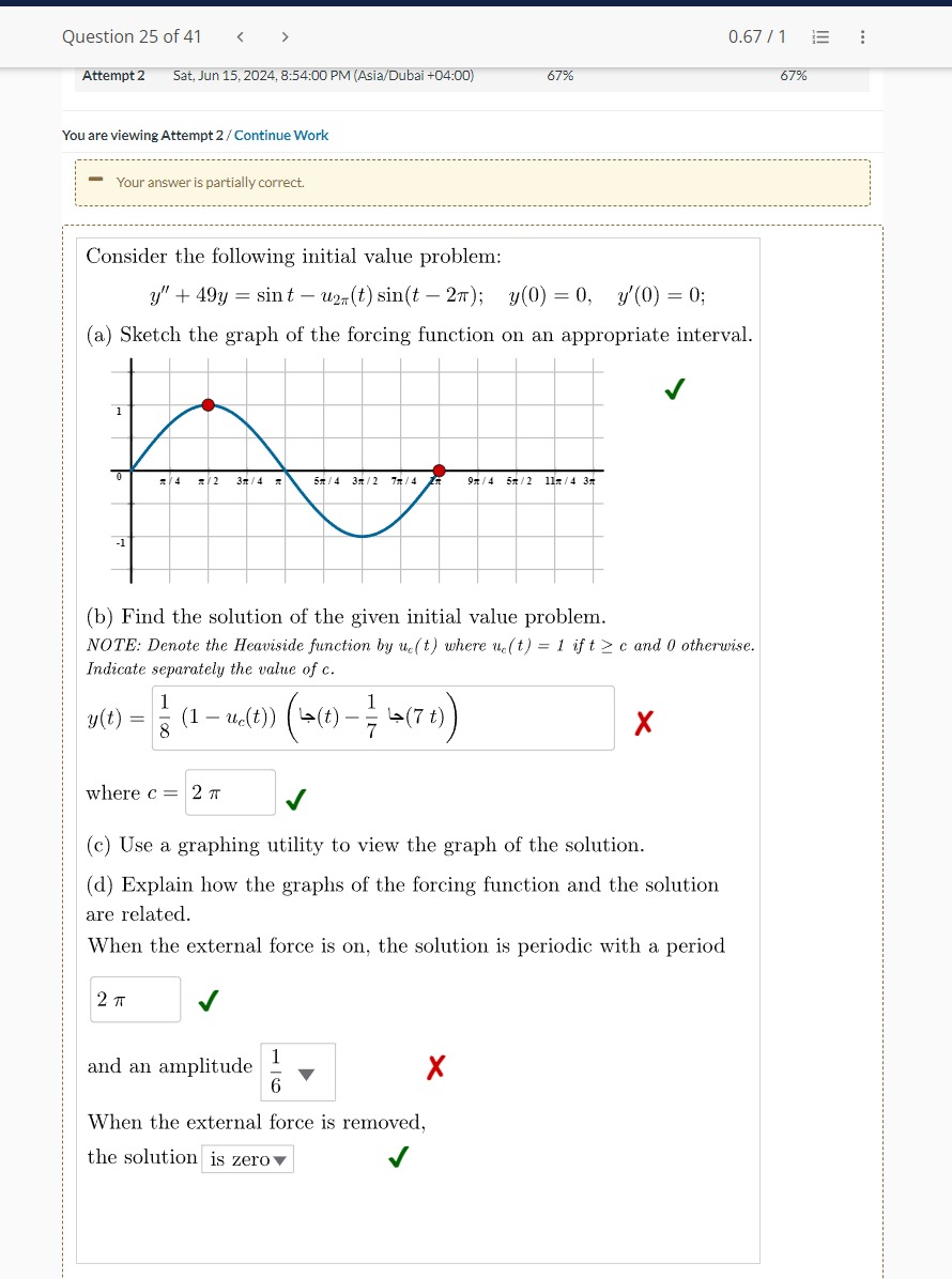 Solved Consider the following initial value | Chegg.com