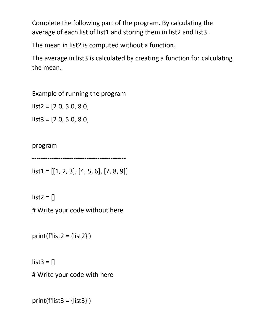 Solved Complete the following part of the program. By | Chegg.com