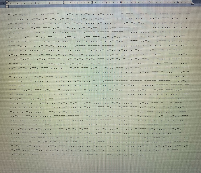 Solved You are to write a program that will read in Morse | Chegg.com