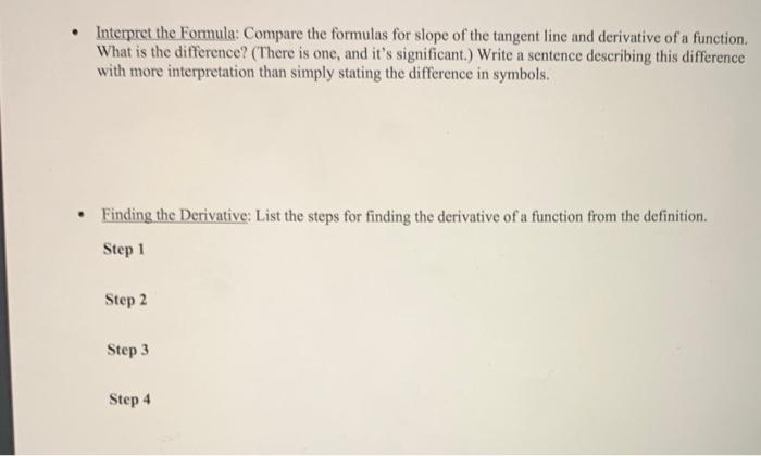 Solved Interpret the Formula: Complete the table below, | Chegg.com